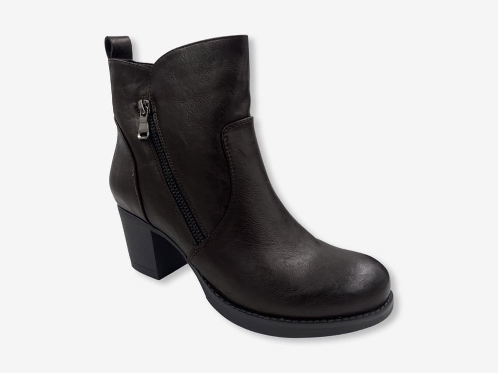 D'Ordia tronchetto donna | Scarpa con tacco | Scarpa casual | Tacco 6